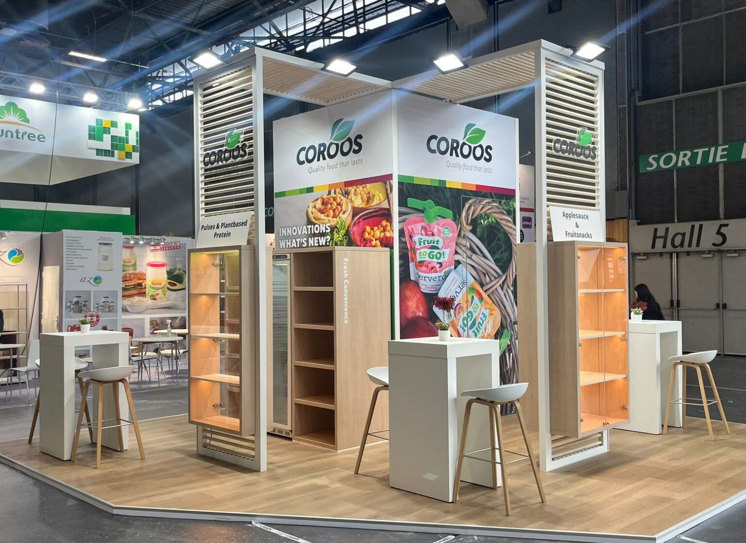 Modulaire beursstand Coroos: Modern en Innovatief Ontwerp